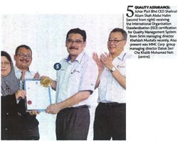 Johor Port - Quality Assurance